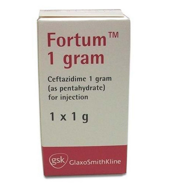 FORTUM Ceftazidime Pentahydrate 1g Powder for IM/IV Injection 1's price ...